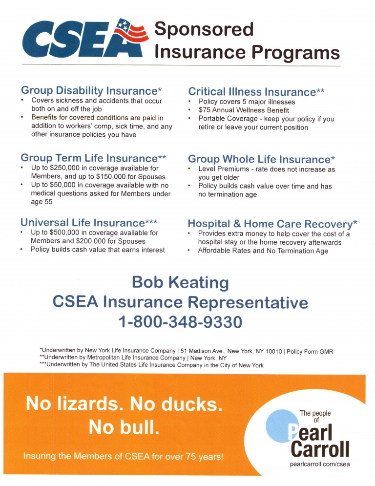 Pearl Insurance – CSEA Local 436